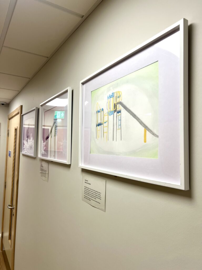 Harrogate College students celebrate artwork at new mental health ...